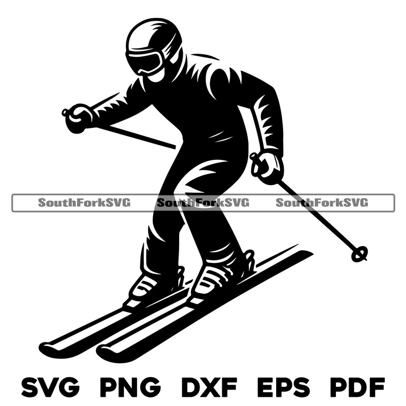 Skier Template - Etsy