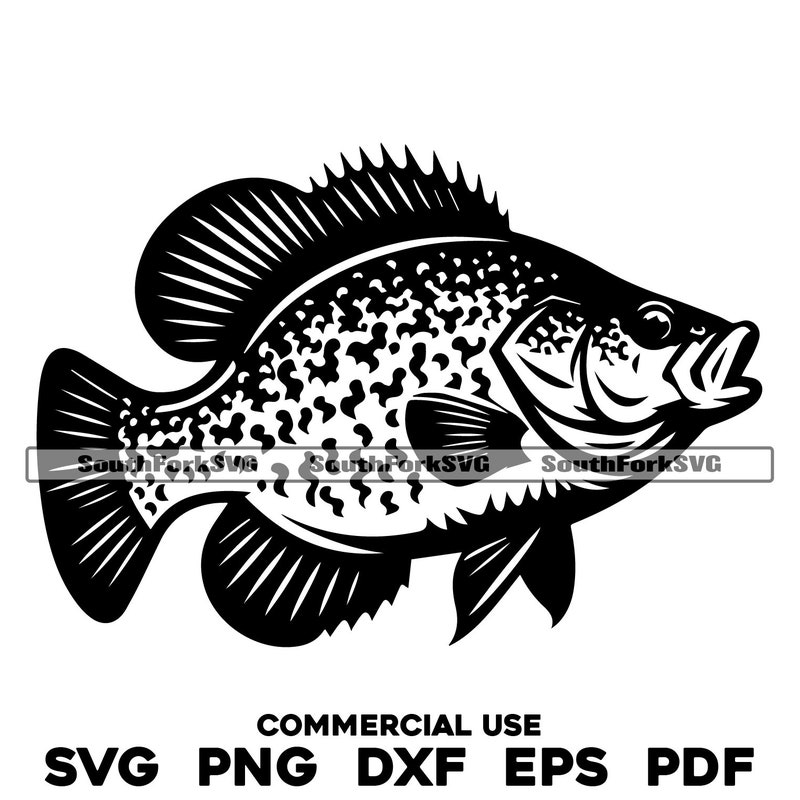Crappie Svg - Etsy