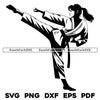 Karate SVG File Silhouettes - Karate Svg, Martial Arts Svg, Fighting ...