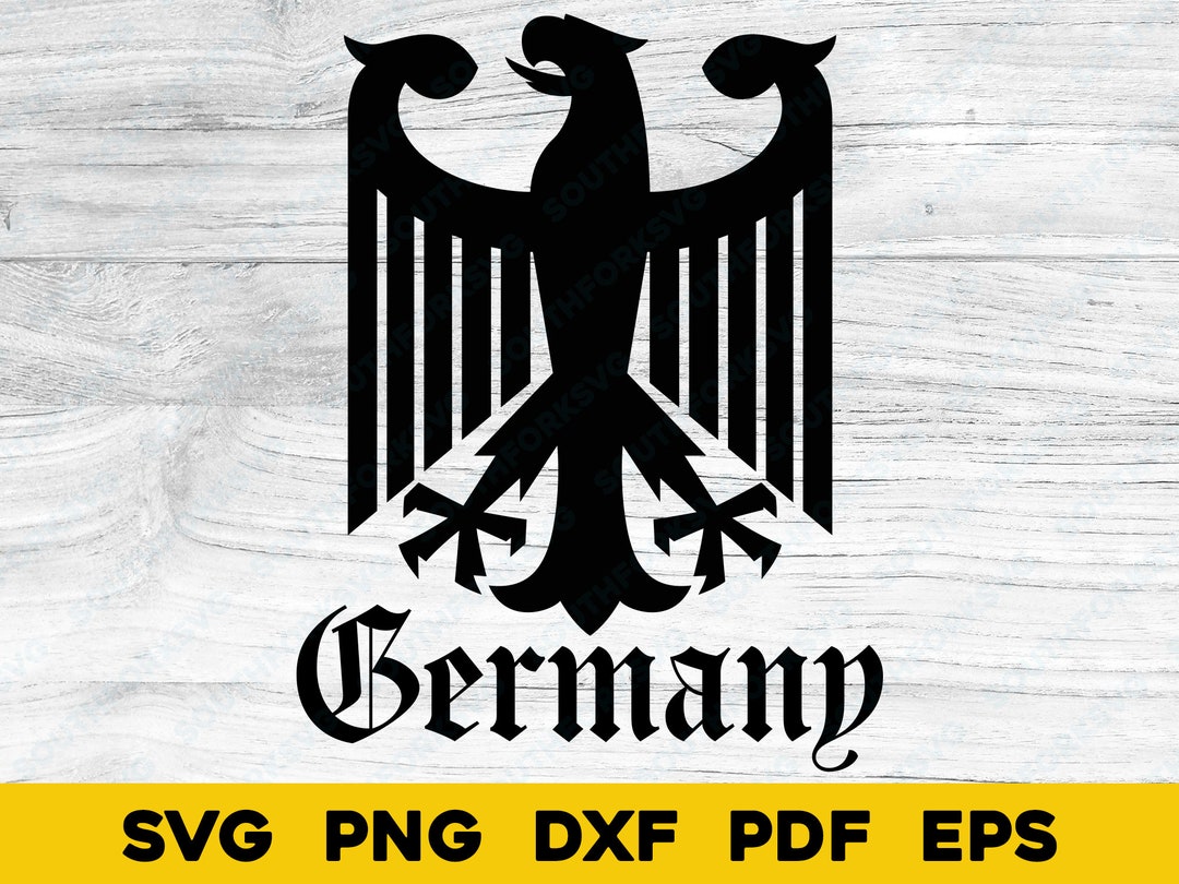 Germany National Country Flag Crest Svg Png Dxf Pdf Eps Transparent ...