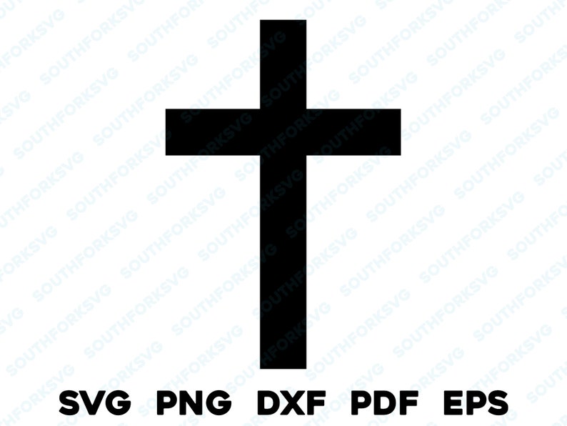 Holy Cross Silhouette Svg Png Dxf Eps Pdf Graphic Design Cut - Etsy