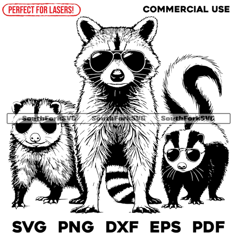 Funny Raccoon Possum Svg - Etsy