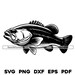 Largemouth Bass Svg Png Dxf Eps Pdf | Laser Engrave Cut Print Files ...
