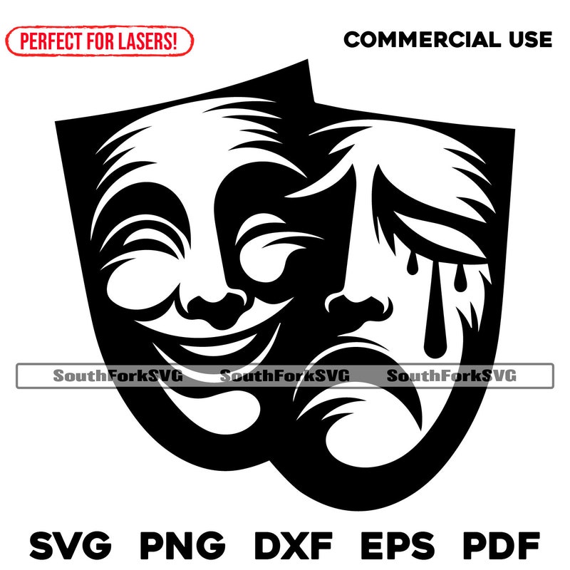 Laughing Crying Mask - Etsy