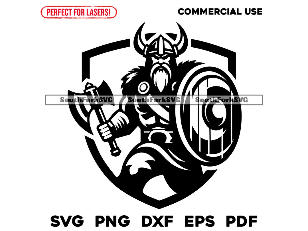 Viking Middle High School Sports Team Mascot Svg Png Dxf Eps Pdf Vector ...