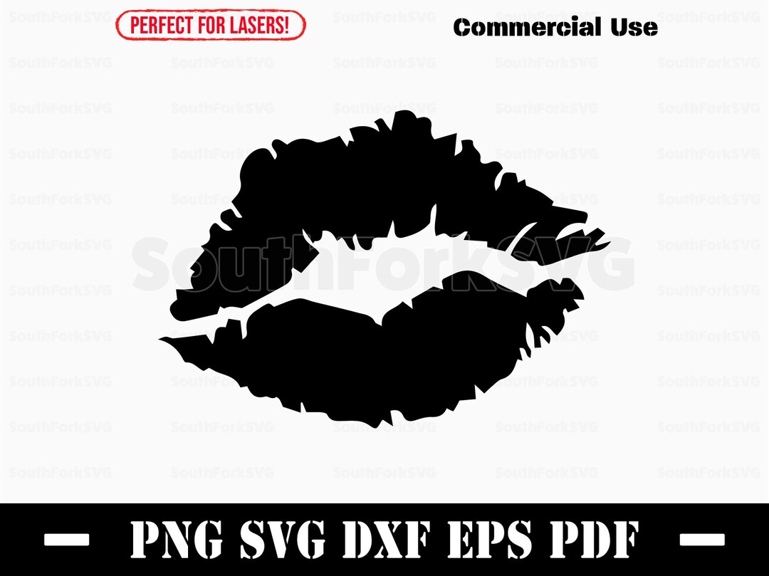 Lips Svg Png Dxf Pdf Eps | Vector Graphic Design Cut Print Dye Sub ...