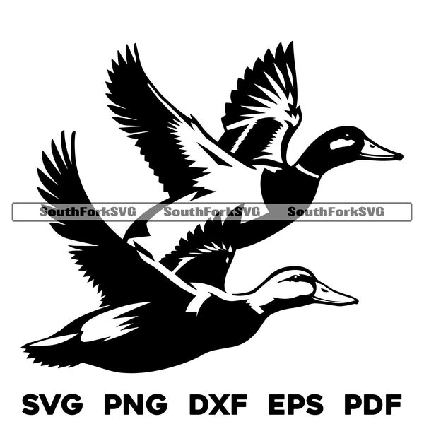 Mallard Duck Dxf Files - Etsy