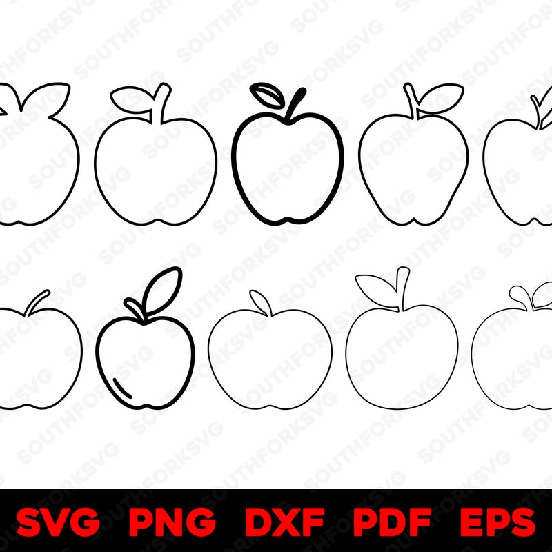 Fruit Dxf Files - Etsy