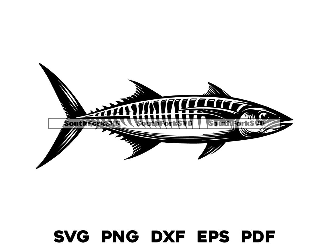 Mackerel Design | Svg Png Dxf Eps Pdf | Transparent Vector Graphic ...