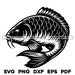 Carp Jumping 1 Svg Png Dxf Eps Pdf Transparent Vector Graphic Design ...