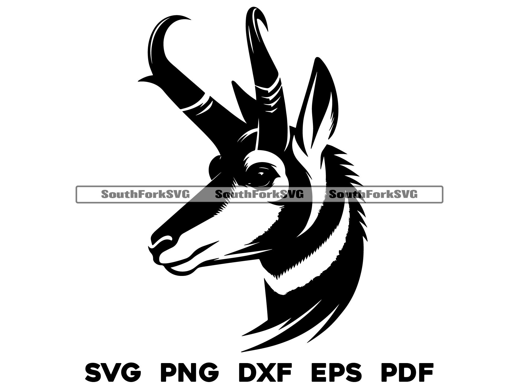 Pronghorn Silhouette