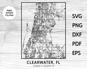 Florida Road Map Svg - Etsy