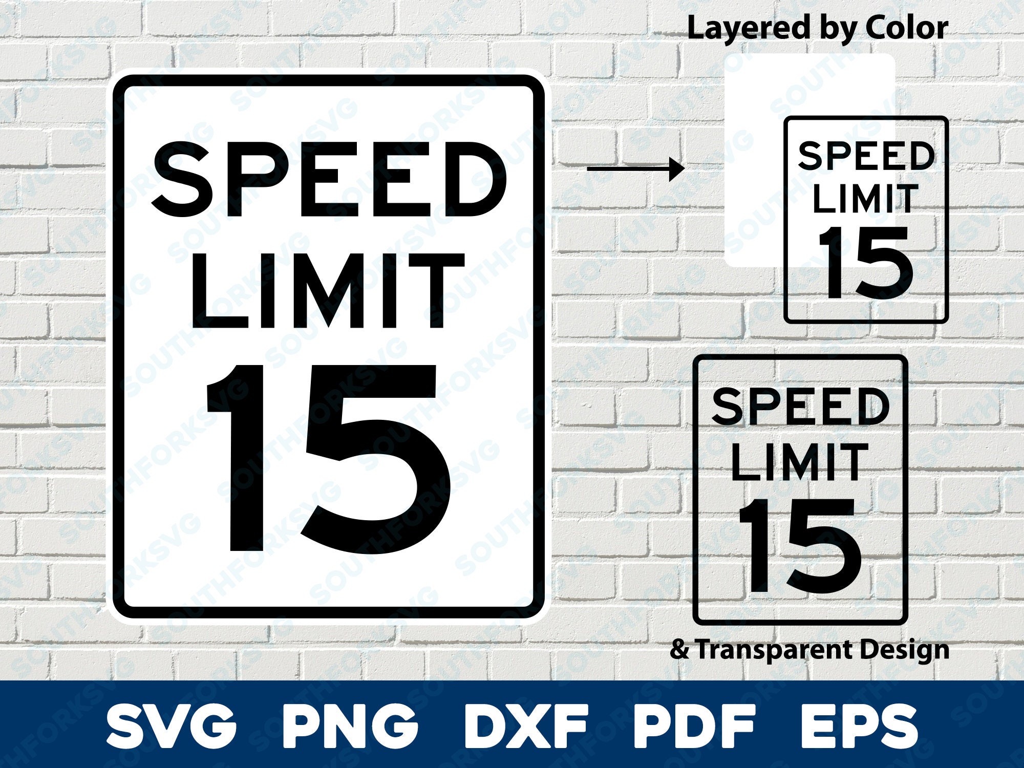 Speed Limit 15 Zeichen Logo Symbol svg png dxf eps pdf Layered Nach ...