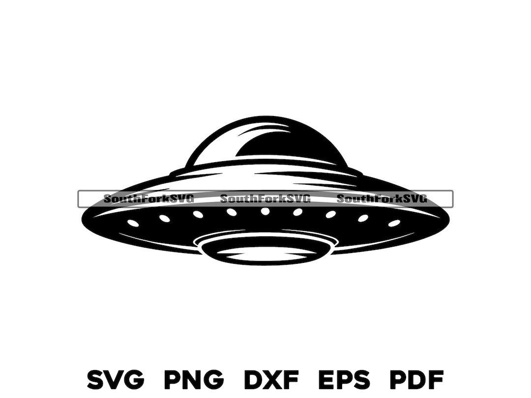 Alien UFO Design 2 | Svg Png Dxf Pdf Eps | Vector Graphic Design Cut ...