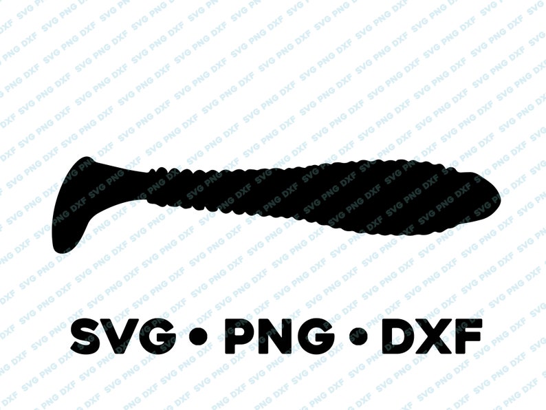 Swimbait Lure Bass Fishing SVG PNG DXF Vector Transparent Cameo ...
