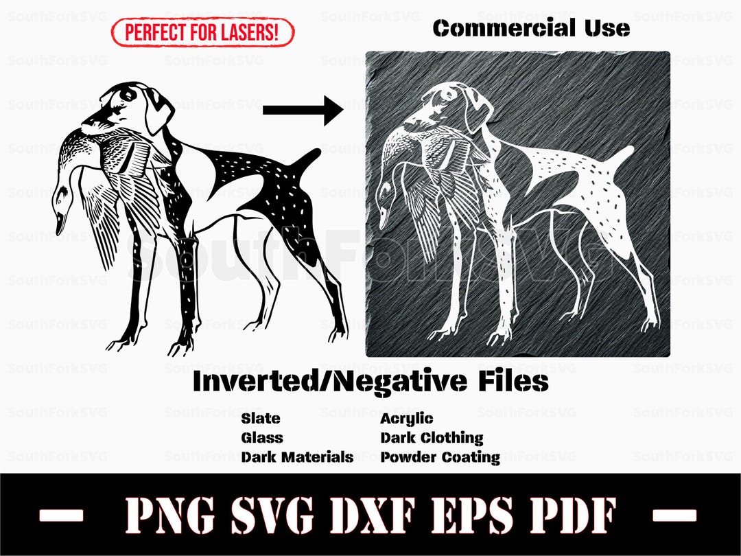 Inverted German Shorthaired Pointer GSP Duck Svg Png Dxf Eps Pdf ...