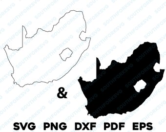 Africa Map Laser Svg - Etsy