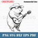 Pig Playing Mandolin Svg Png Dxf Eps Pdf | Laser Engrave Cut Print ...