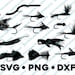 Fly Fishing Pattern Lure SVG PNG DXF Laser Bundle Dry Nymph Streamer ...
