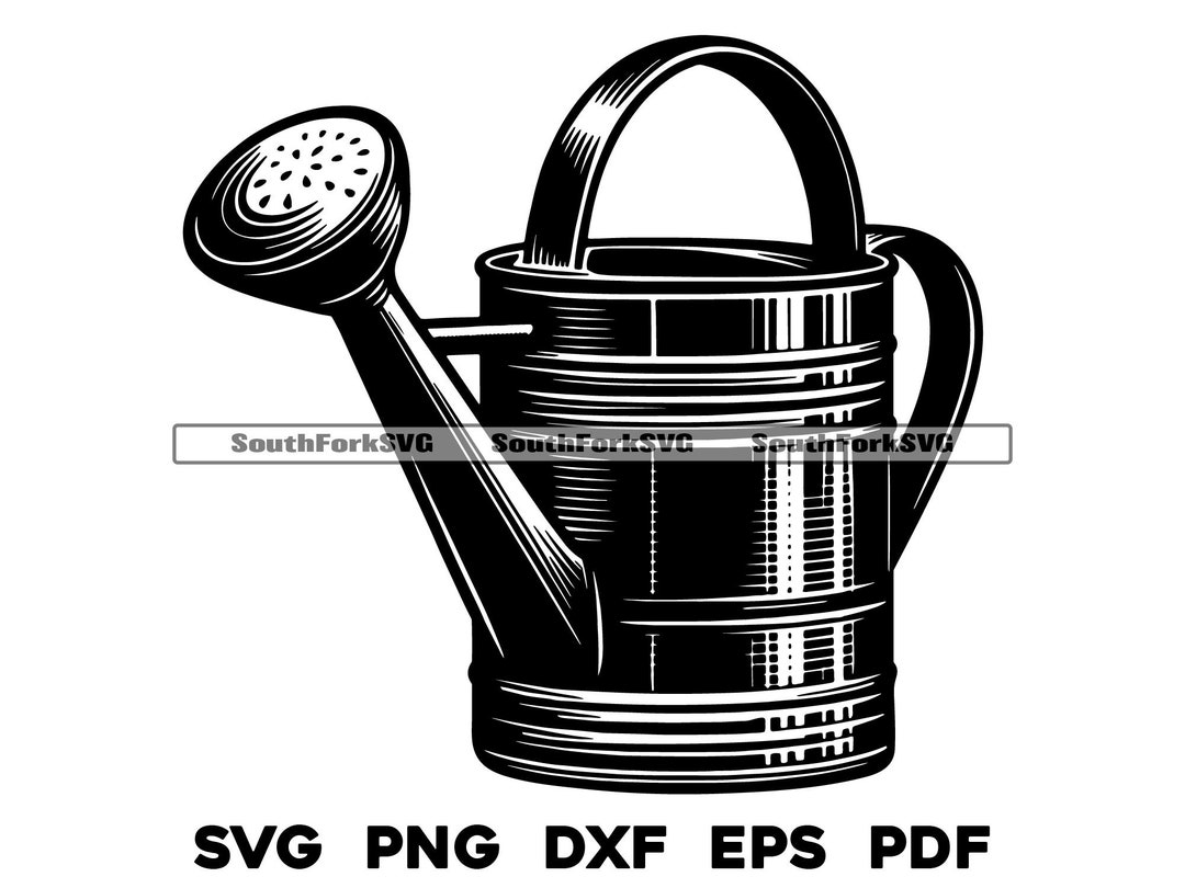 Watering Can Design Files Svg Png Dxf Eps Pdf Transparent Vector ...