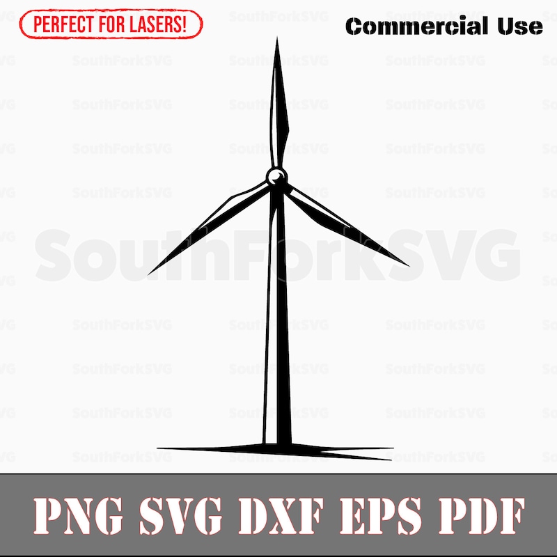 Farm With Wind Turbines - Etsy