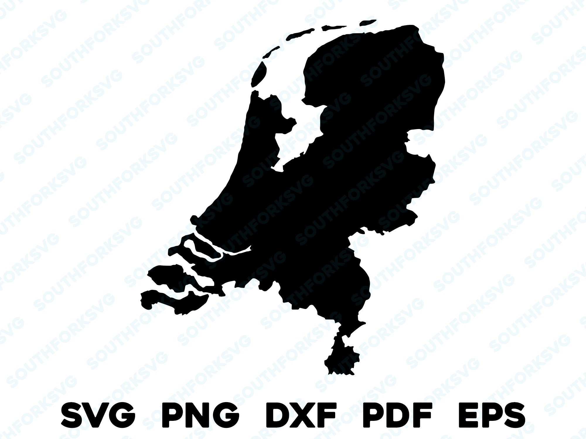 Nederland land silhouet & omtrek vormen svg png dxf pdf eps vector ...