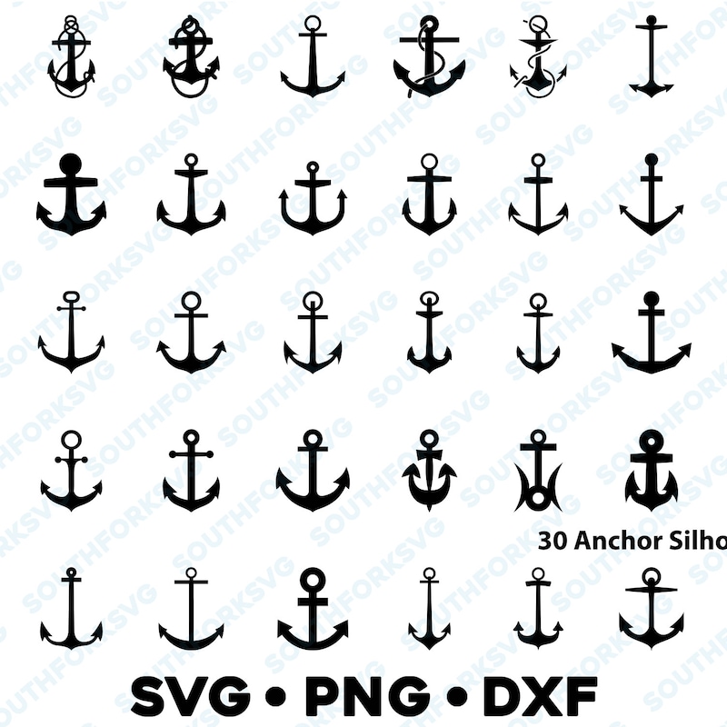 Ship Anchor Chain Svg - Etsy