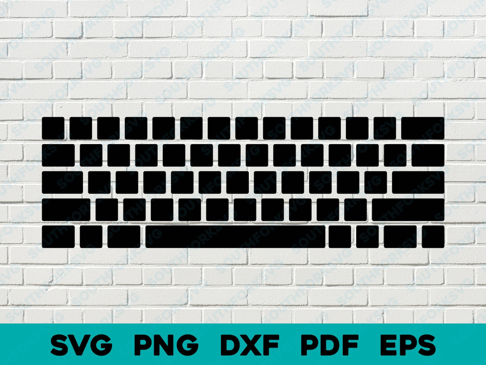 Computer Keyboard Svg Png Dxf Pdf Eps Cut File Vector Graphic ...