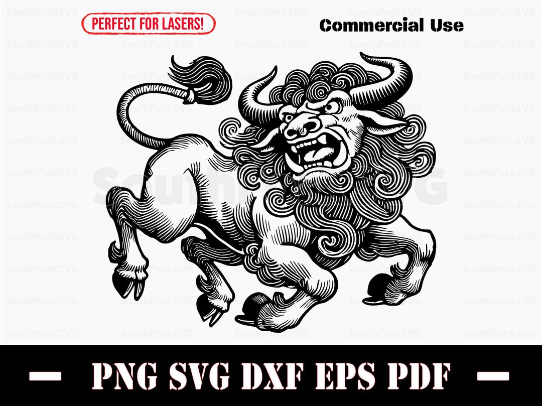 Taurus Bull Japanese Monster Zodiac Sign Symbol Svg Png Dxf Pdf Eps ...