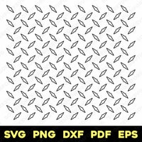 Diamond Plate Patterns SVG Vector Bundle Clipart Files, Seamless ...