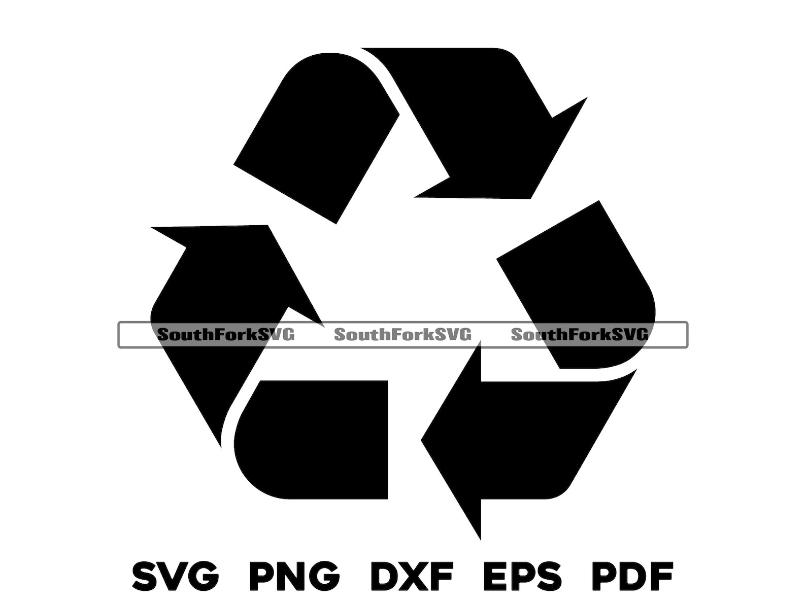 Recycling Recycle Symbol Svg Png Dxf Eps Pdf Laser Engrave Cnc Cut ...