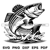 Striped Bass SVG Bundle - Etsy