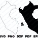 Peru Country Silhouette & Outline Shapes Svg Png Dxf Pdf Eps Vector ...