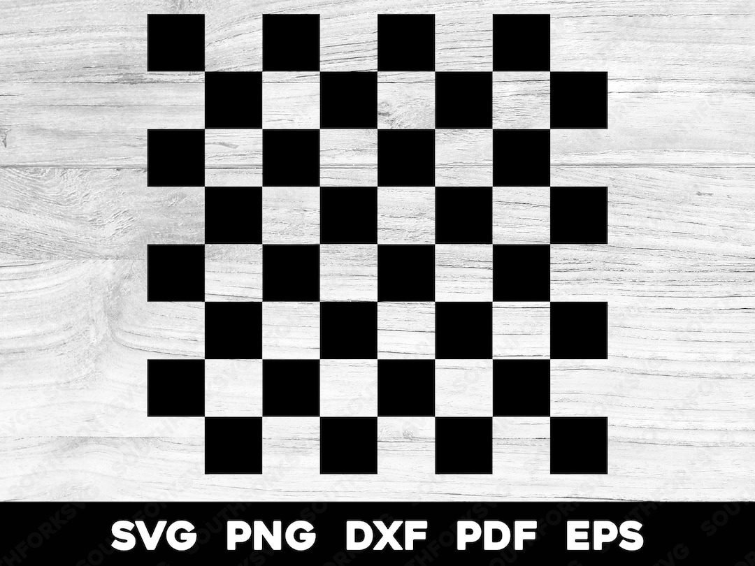 Black Transparent Checker Pattern | Svg Png Dxf Eps Pdf | Vector ...