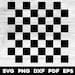 Black Transparent Checker Pattern | Svg Png Dxf Eps Pdf | Vector ...