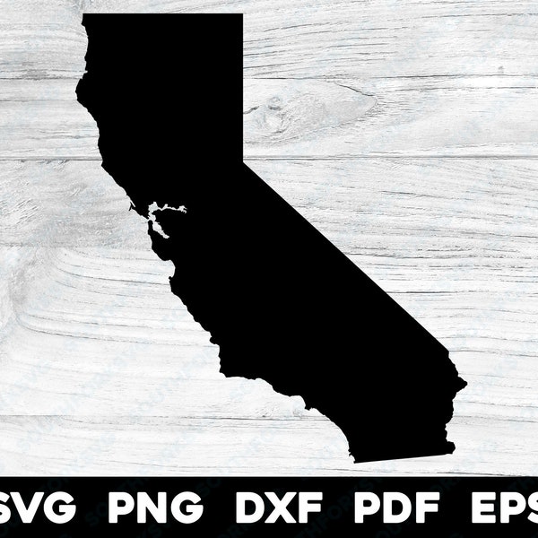 California Shape - Etsy