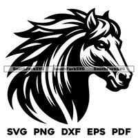 Mustang/colt Mascot in Vector, Jpeg, Png, Pdf, Eps, Svg - Etsy