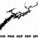 Cherokee Reservoir Lake Tennessee Map Shape Silhouette Svg Png Dxf Pdf ...