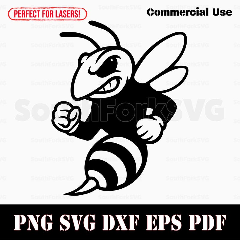 Hornet Svg Logo - Etsy