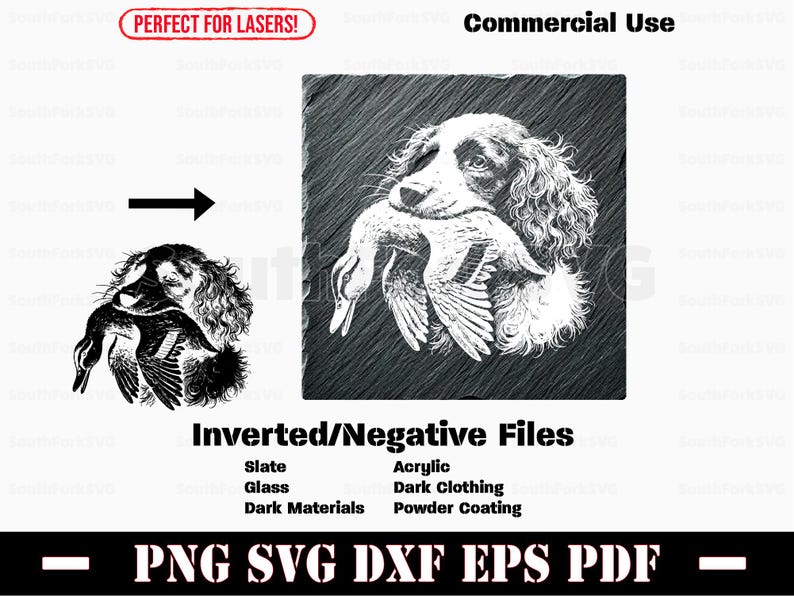 Inverted Boykin Spaniel Duck Svg Png Dxf Eps Pdf | Vector Cut Print ...