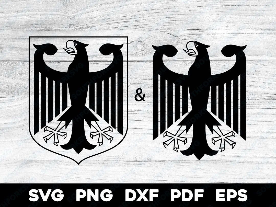 Germany National Country Flag Crest Svg Png Dxf Pdf Eps Transparent ...