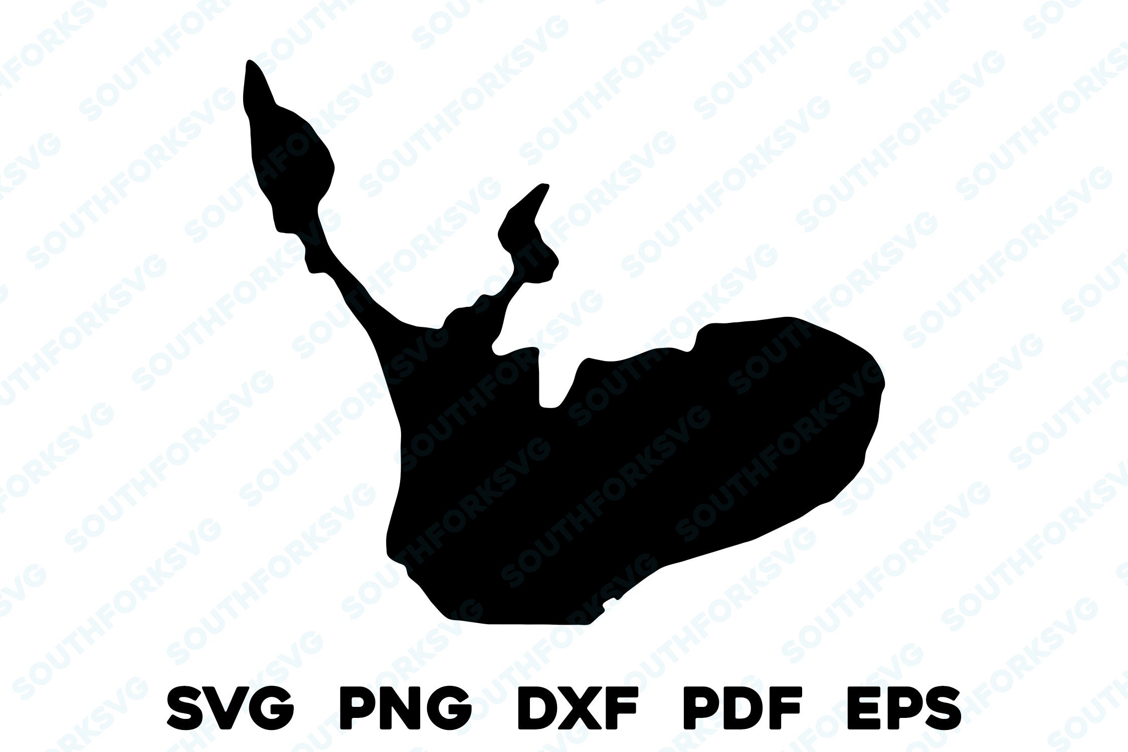 Lodi Lake California Map Shape Silhouette Svg Png Dxf Pdf Eps Vector ...