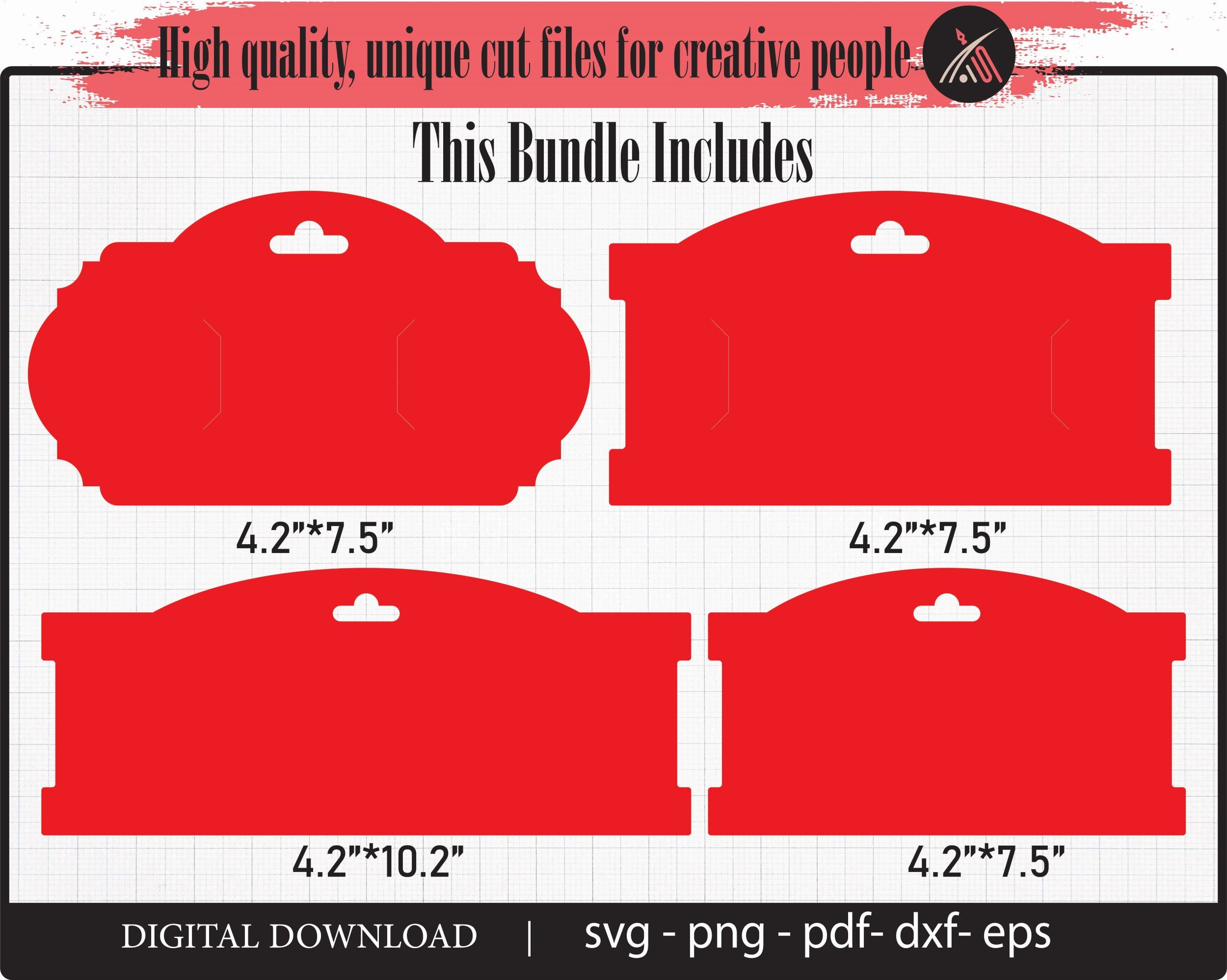 Bow Card SVG Hair Bow Card Svg Bow Display Card Svg Hair - Etsy UK