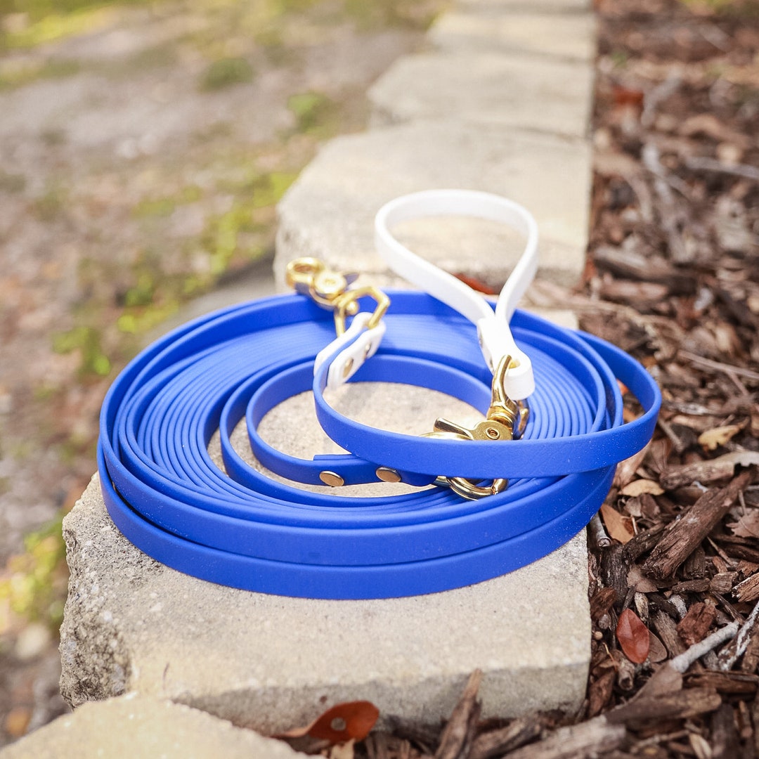 1/2" Biothane Long Line/drag Line | Training Lead | Detachable Handle ...