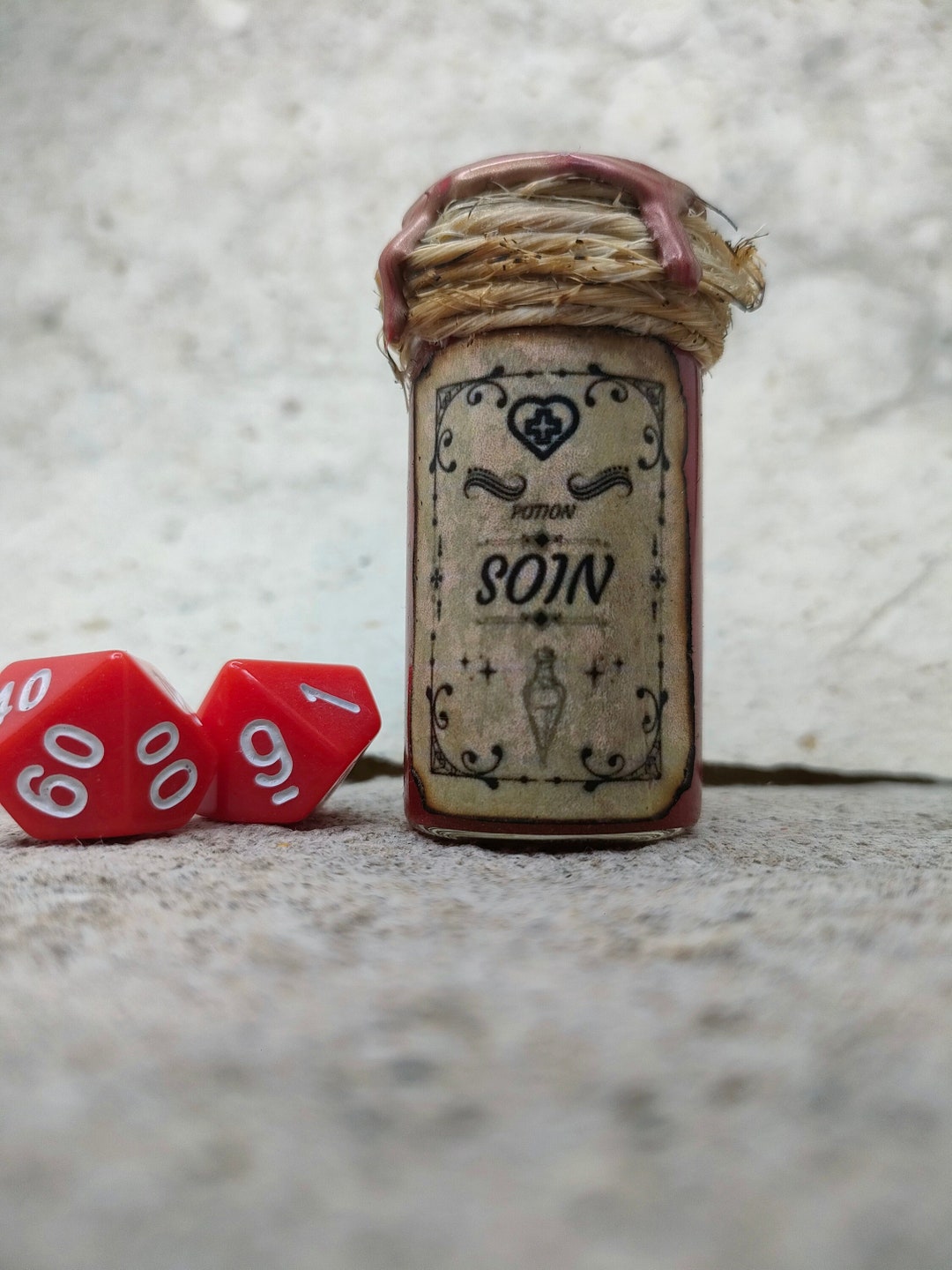 Healing Potion Magic Flask Floating Dice Role-playing Games Dungeon and ...