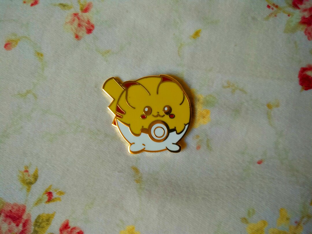 Pikachu Pokeball Enamel Pin - Etsy