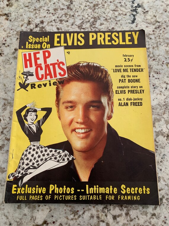 Vintage 1950s Hep Cats Elvis Presley Magazine Love Me Etsy