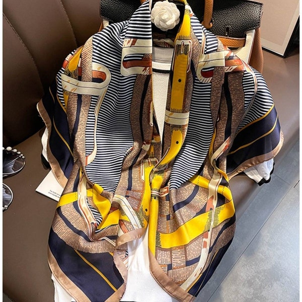 Silk Neck Scarf - Etsy