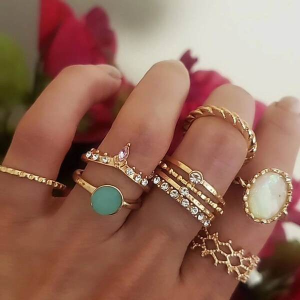 Stacking Ring Set - Etsy