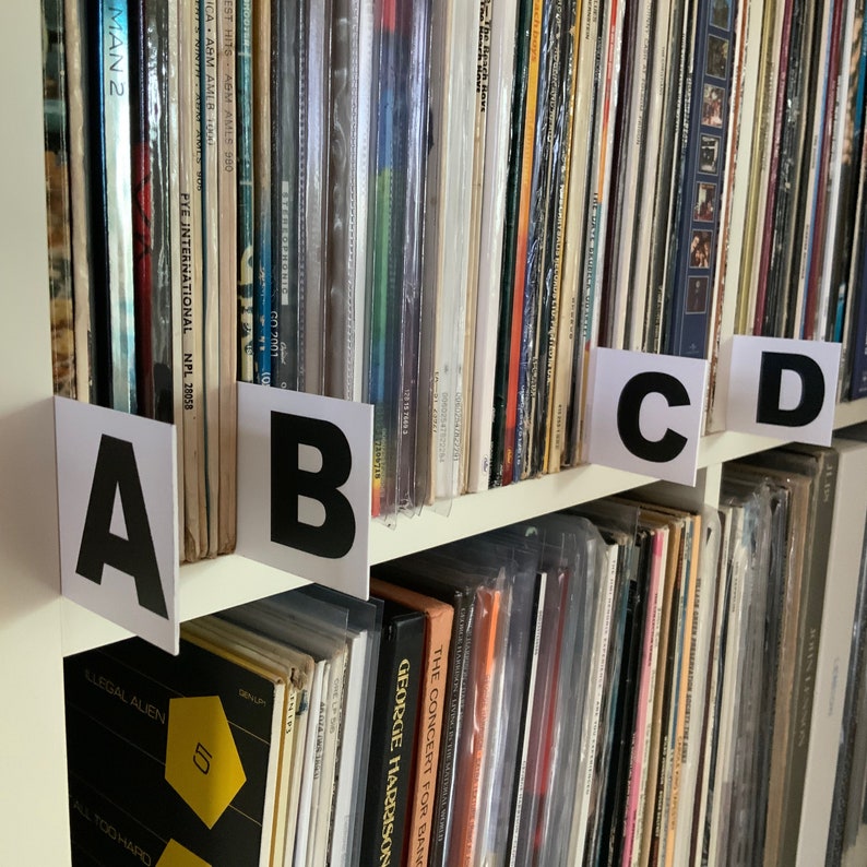 Alphabet Dividers for Vinyl Records/lps full Set A-Z & - Etsy UK